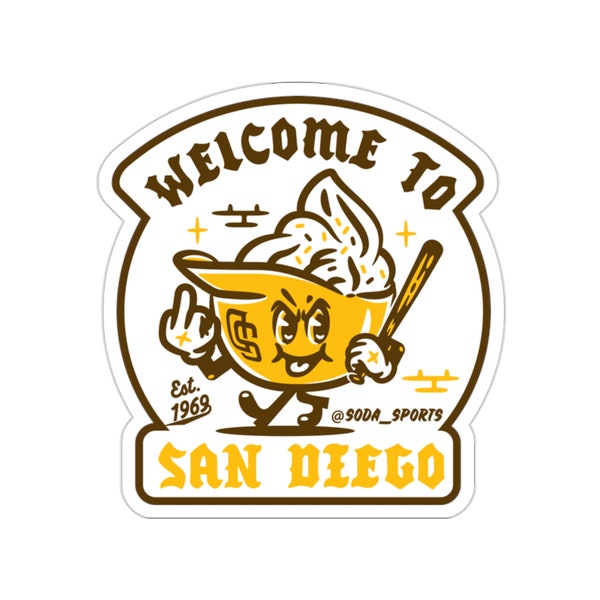 San Diego Stickers - Etsy