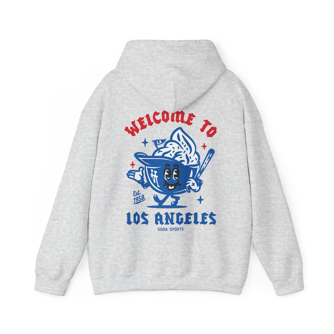 Los Angeles Dodgers Sweatshirt, MLB Hoodie, Baseball Fan Gift, Sports ...