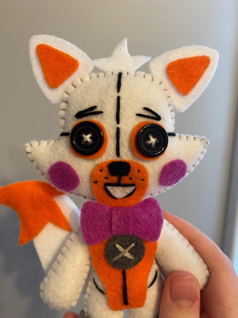 FNAF Mini Lolbit Funtime Foxy Plush - Etsy