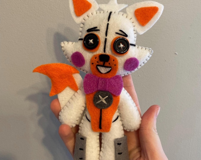 FNAF Mini Lolbit Funtime Foxy Plush - Etsy
