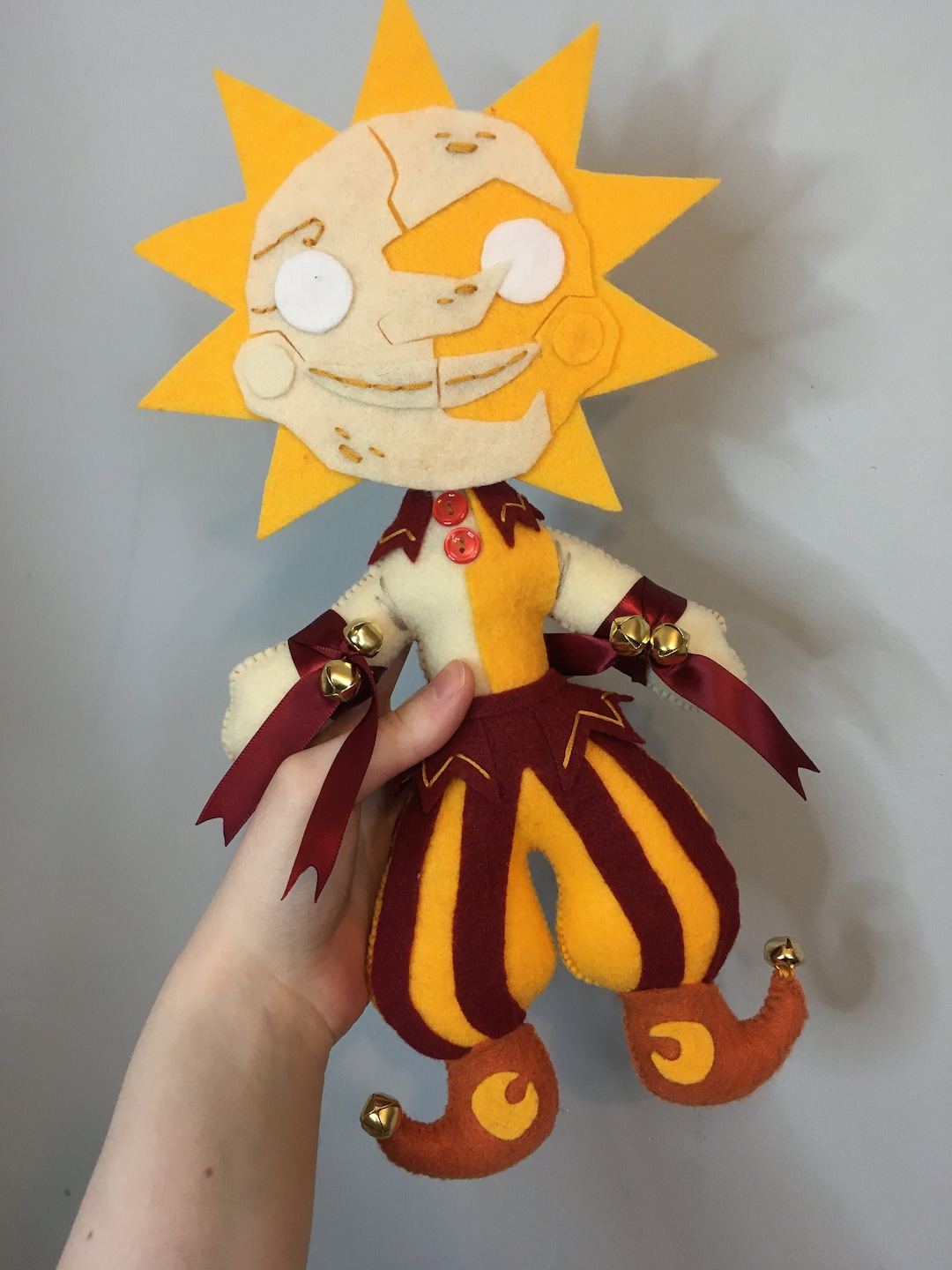 12 FNAF Security Breach Sundrop Sun Plush Spinning Head - Etsy
