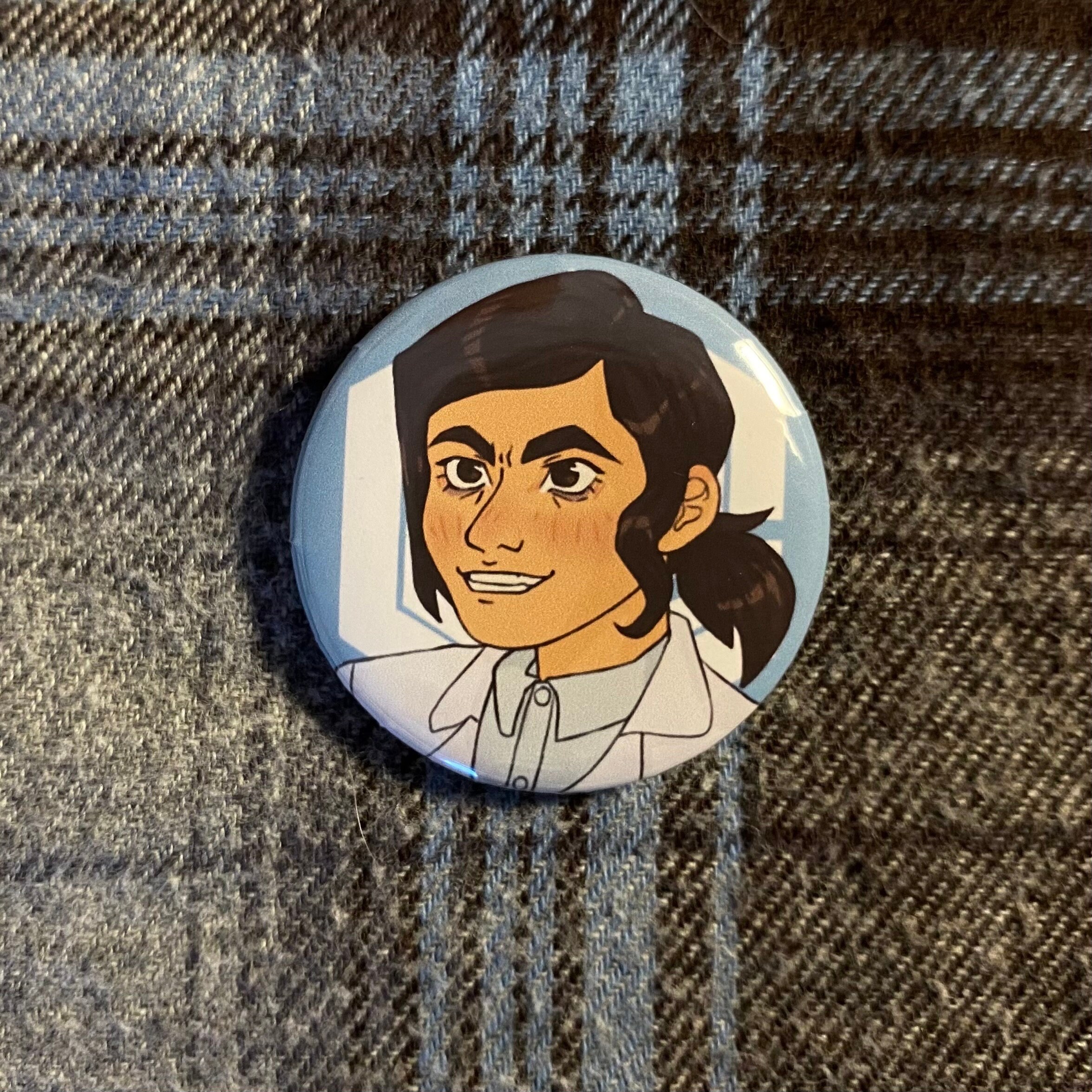 1.25” Inside Job Reagan and Brett Buttons - Etsy