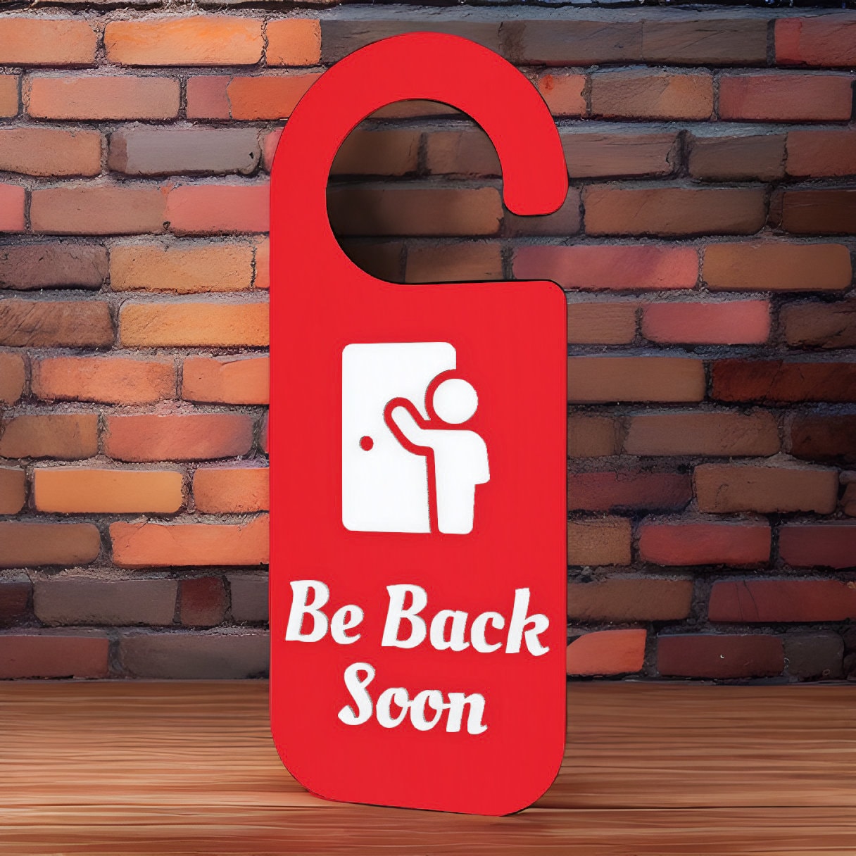 Be Back Soon Door Hanger Sign 3D raised Lettering, Hybrid Office, Work ...