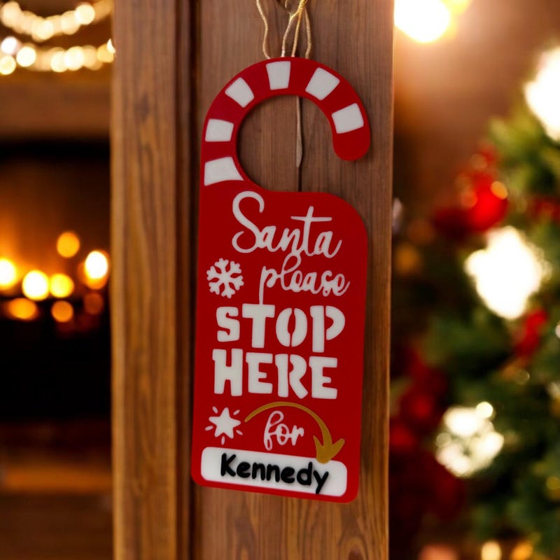 Christmas Door Hanger - Etsy