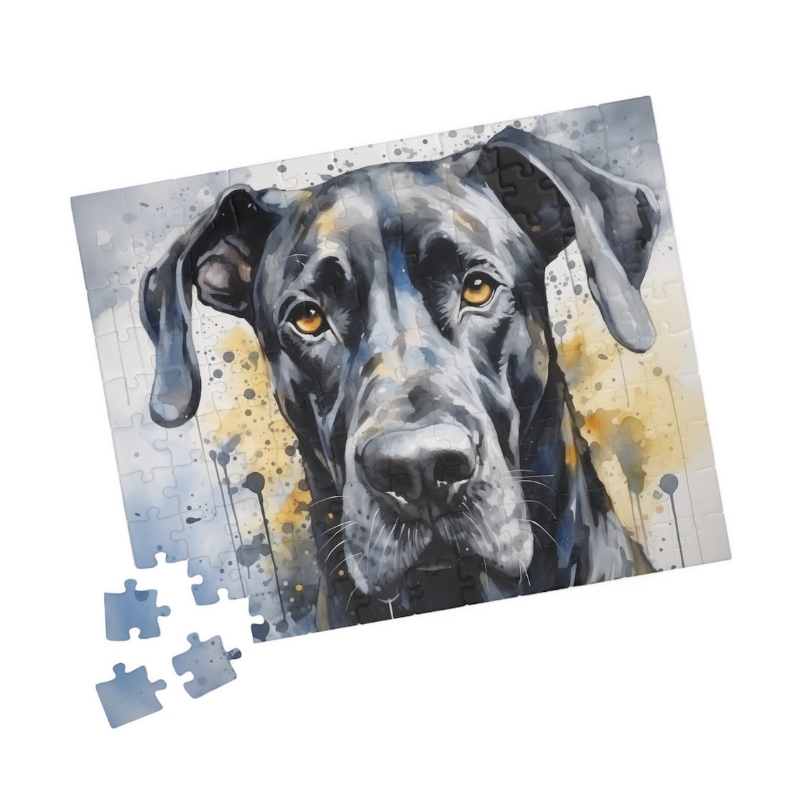 Great Dane Puzzle (110, 252, 520, 1014-piece) Family Pet German Mastiff ...