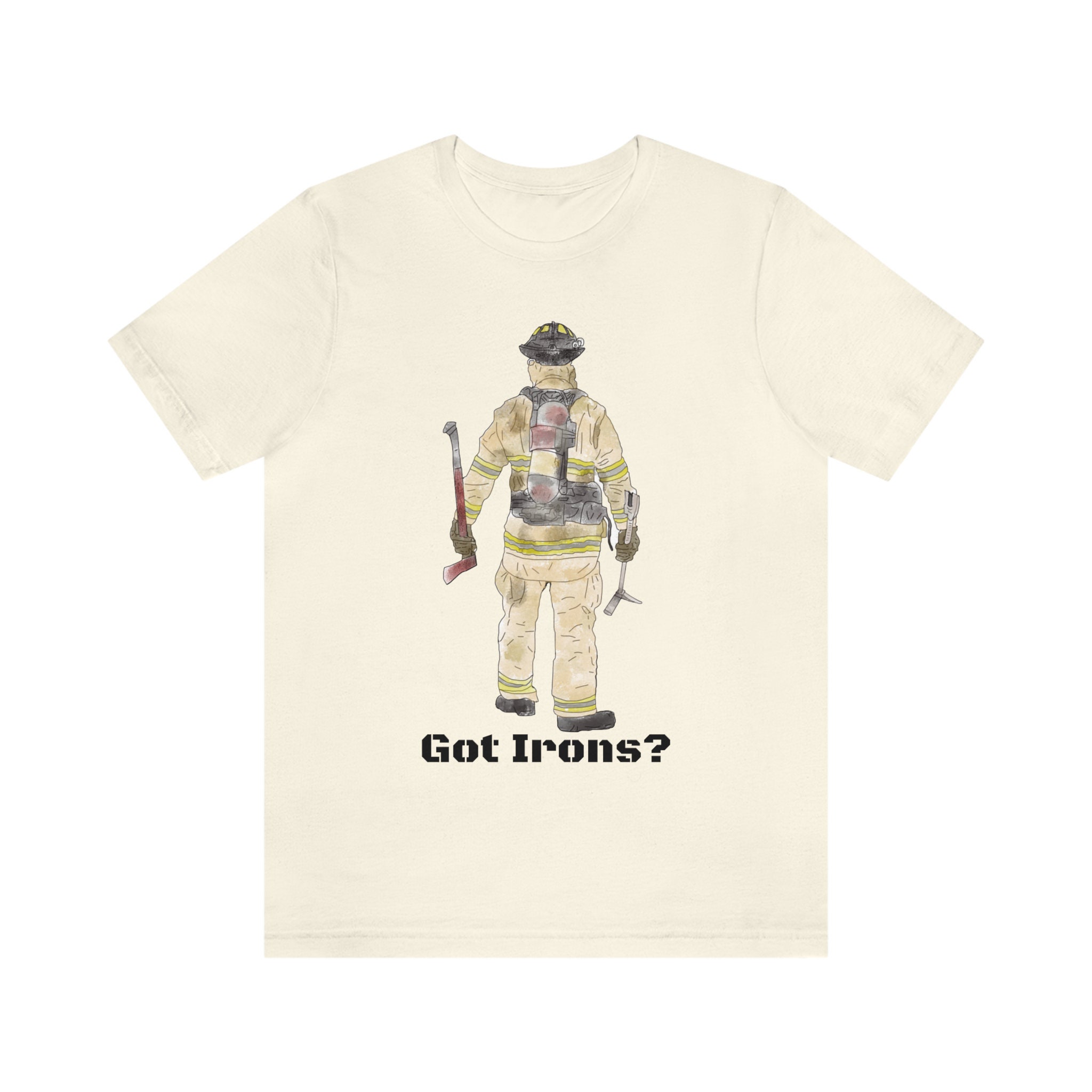 Firechick Designs Firefighter got Irons Unisex Ultra Cotton Tee ...