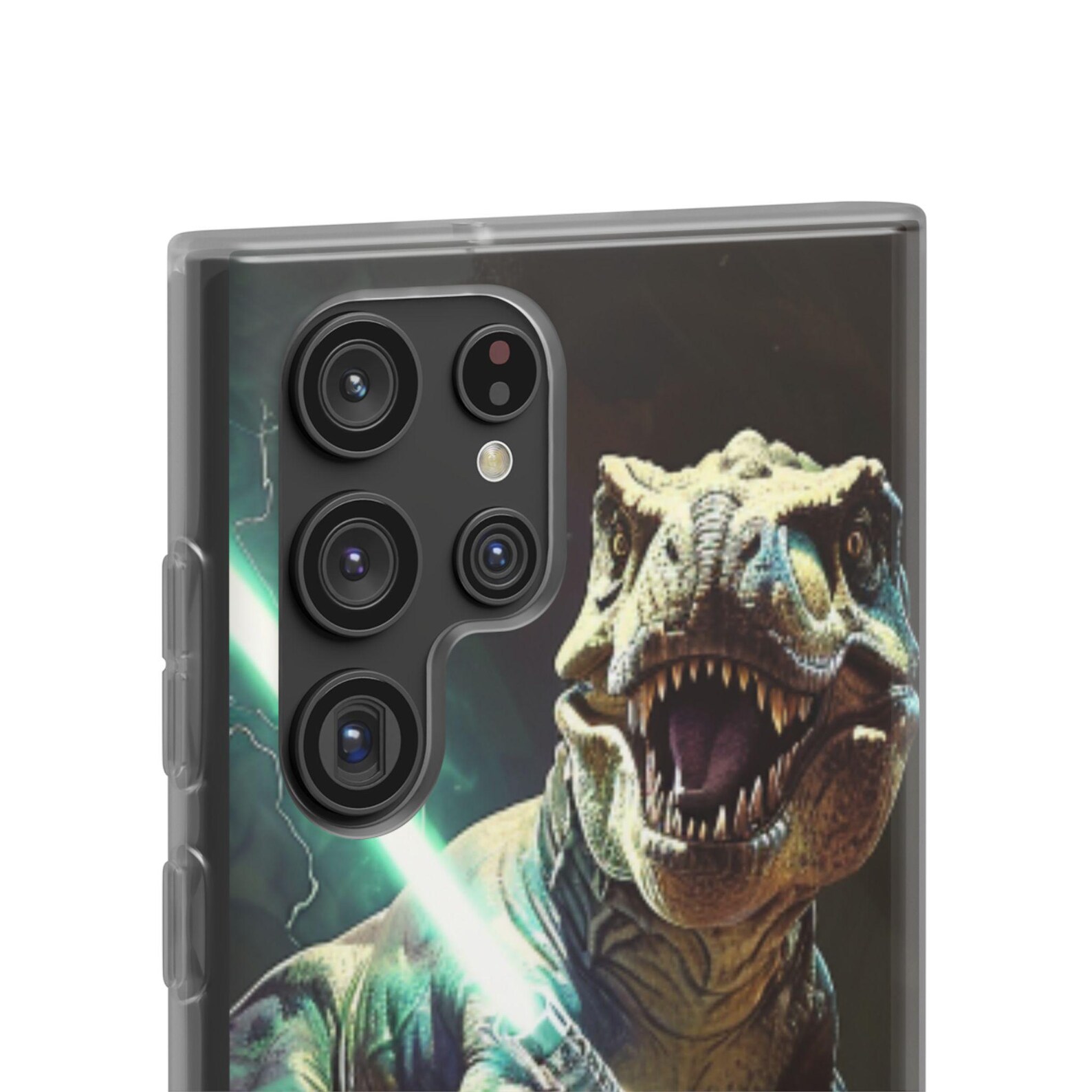 T-rex Lightsaber Flexi Case, Dinosaur Phone Cover, Jurassic Park Fan ...