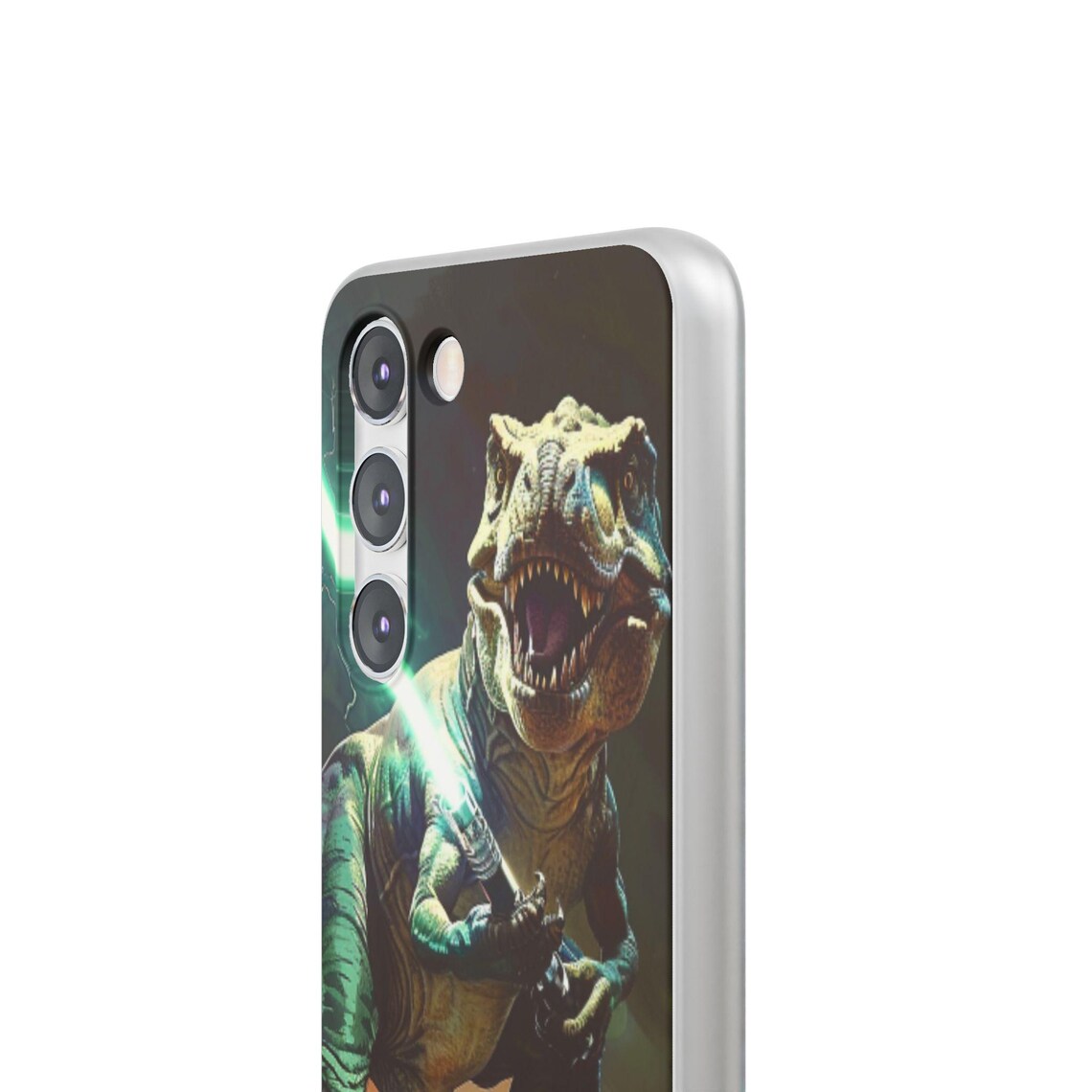 T-rex Lightsaber Flexi Case, Dinosaur Phone Cover, Jurassic Park Fan ...