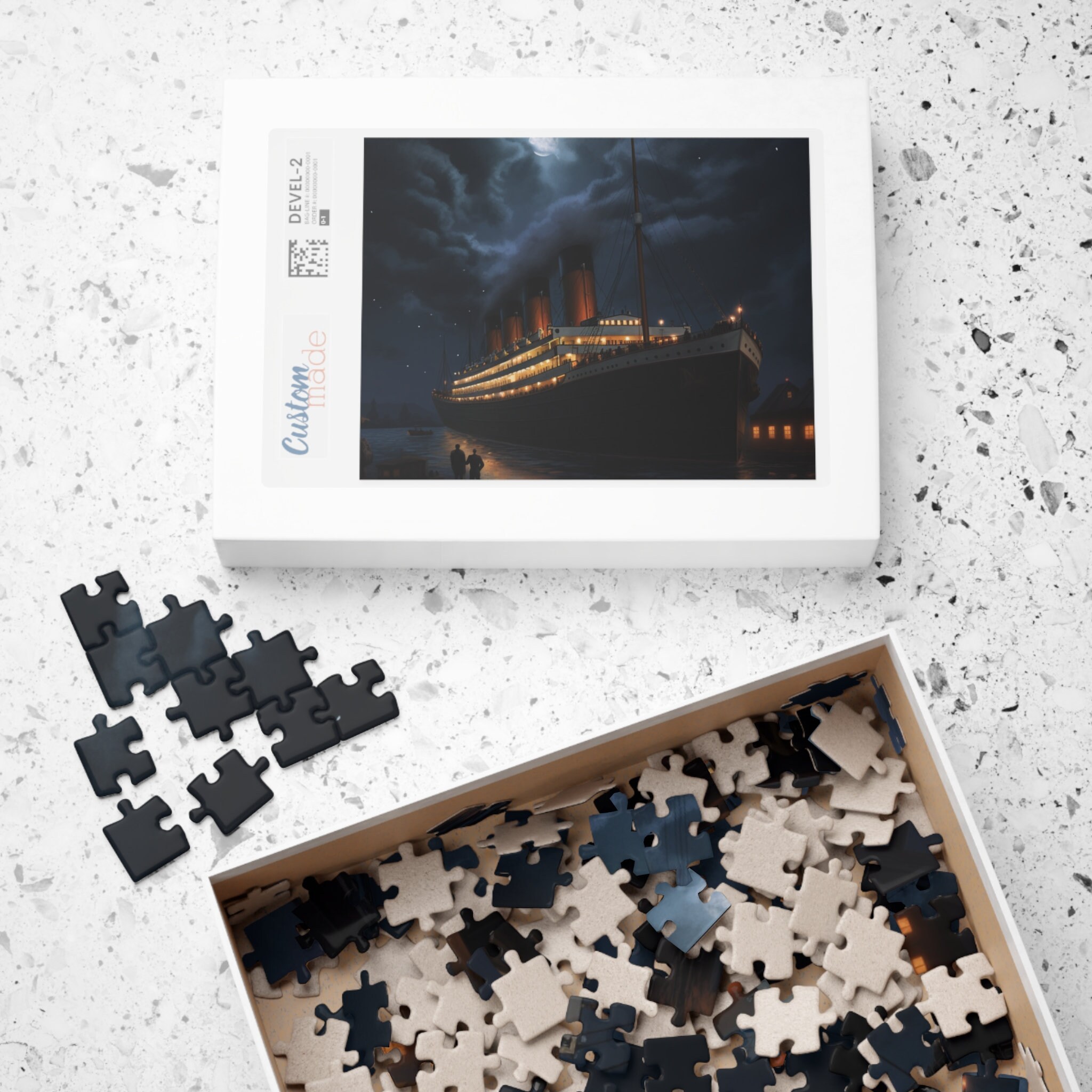 RMS Titanic Moonlit Puzzle 110, 252, 500, 1014-piece by Firechick ...