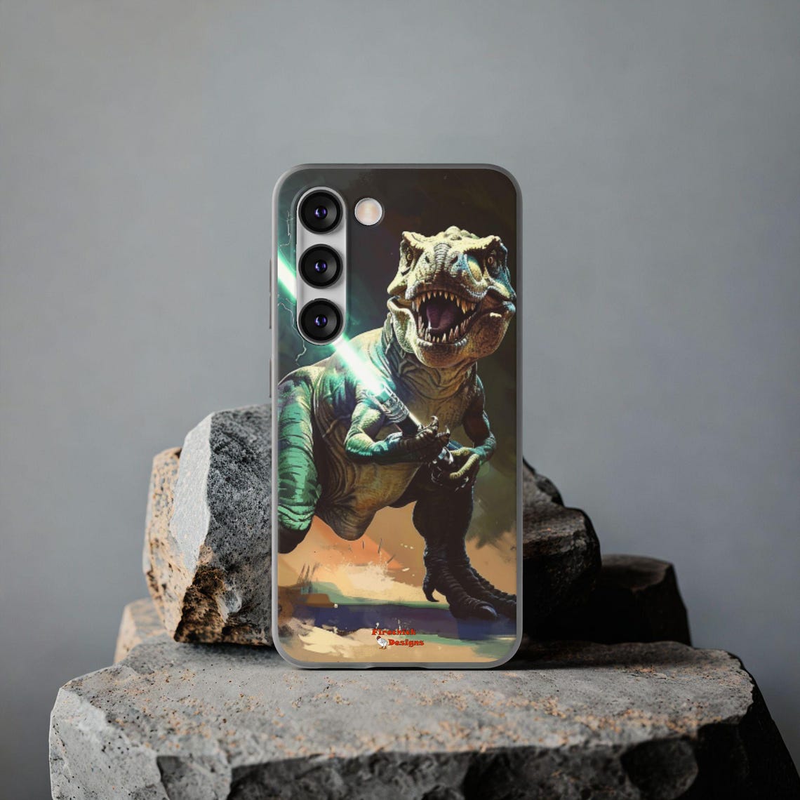 T-rex Lightsaber Flexi Case, Dinosaur Phone Cover, Jurassic Park Fan ...