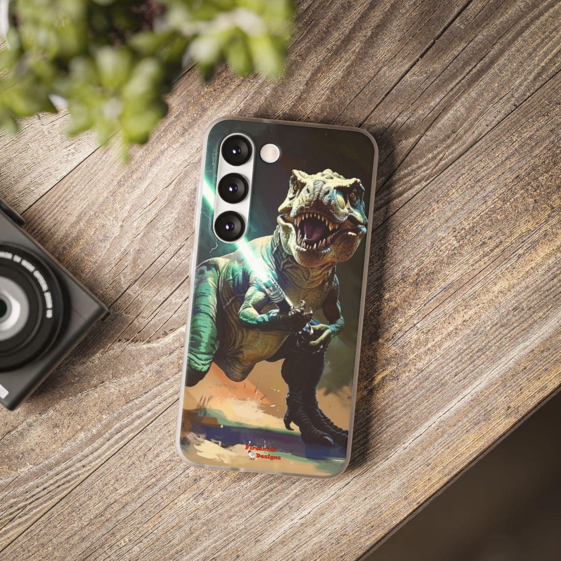T-rex Lightsaber Flexi Case, Dinosaur Phone Cover, Jurassic Park Fan ...