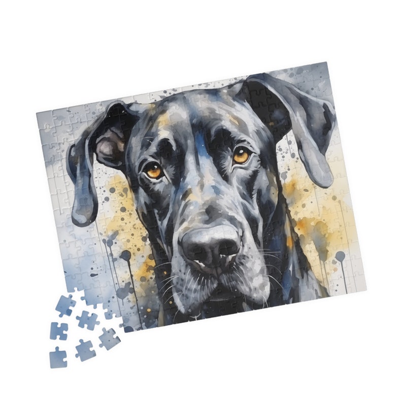 Great Dane Puzzle (110, 252, 520, 1014-piece) Family Pet German Mastiff ...