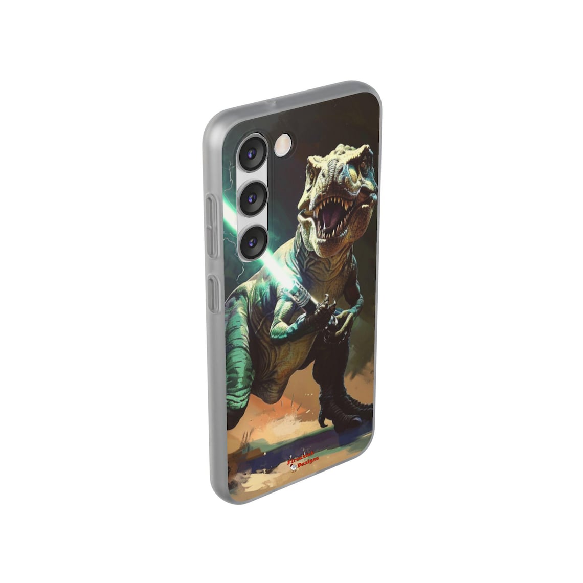 T-rex Lightsaber Flexi Case, Dinosaur Phone Cover, Jurassic Park Fan ...