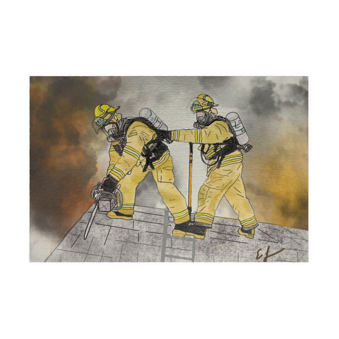 Firefighter Vent Crew Puzzle 110, 252, 500, 1014-piece by Firechick ...