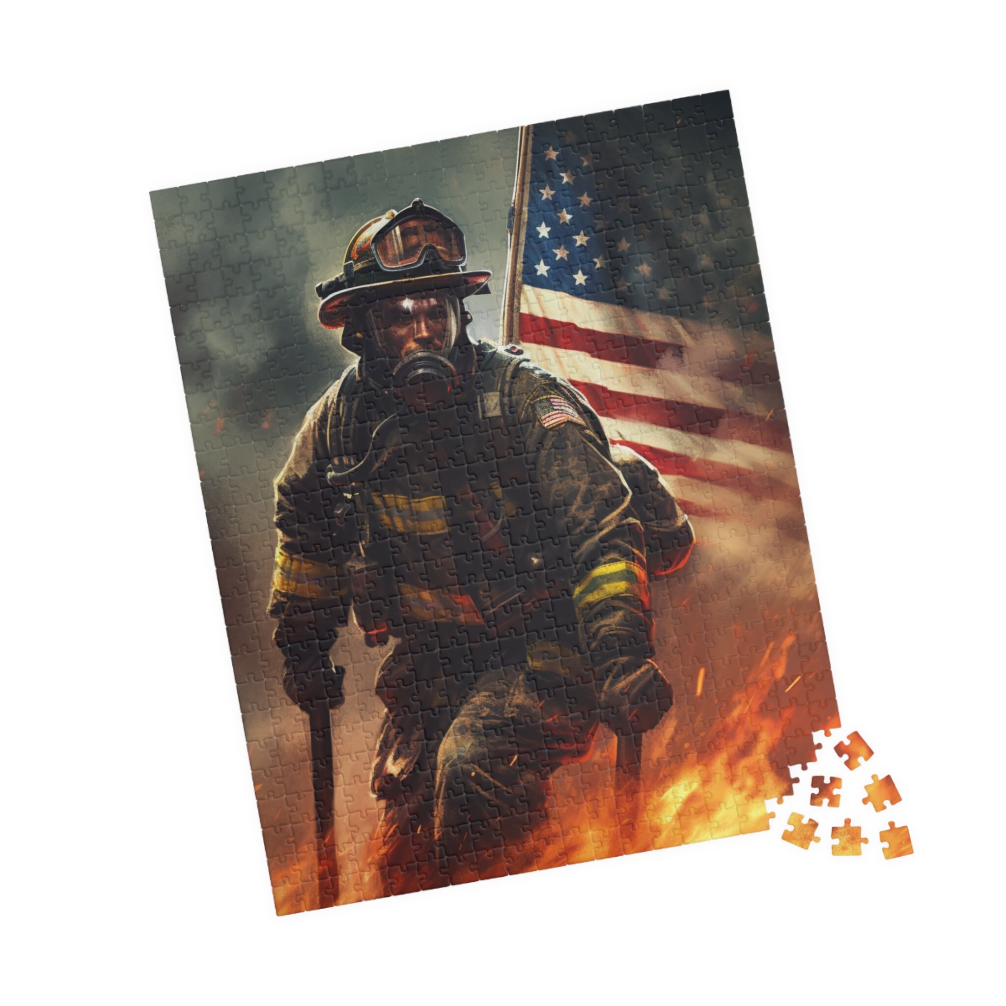 American Firefighter Puzzle 110, 252, 500, 1014-piece by Firechick ...