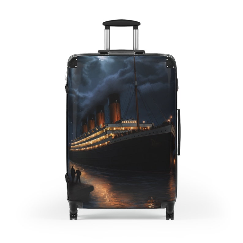 RMS Titanic Moonlit Suitcase | Ocean Liner Cruise Ship Sailing Luggage ...