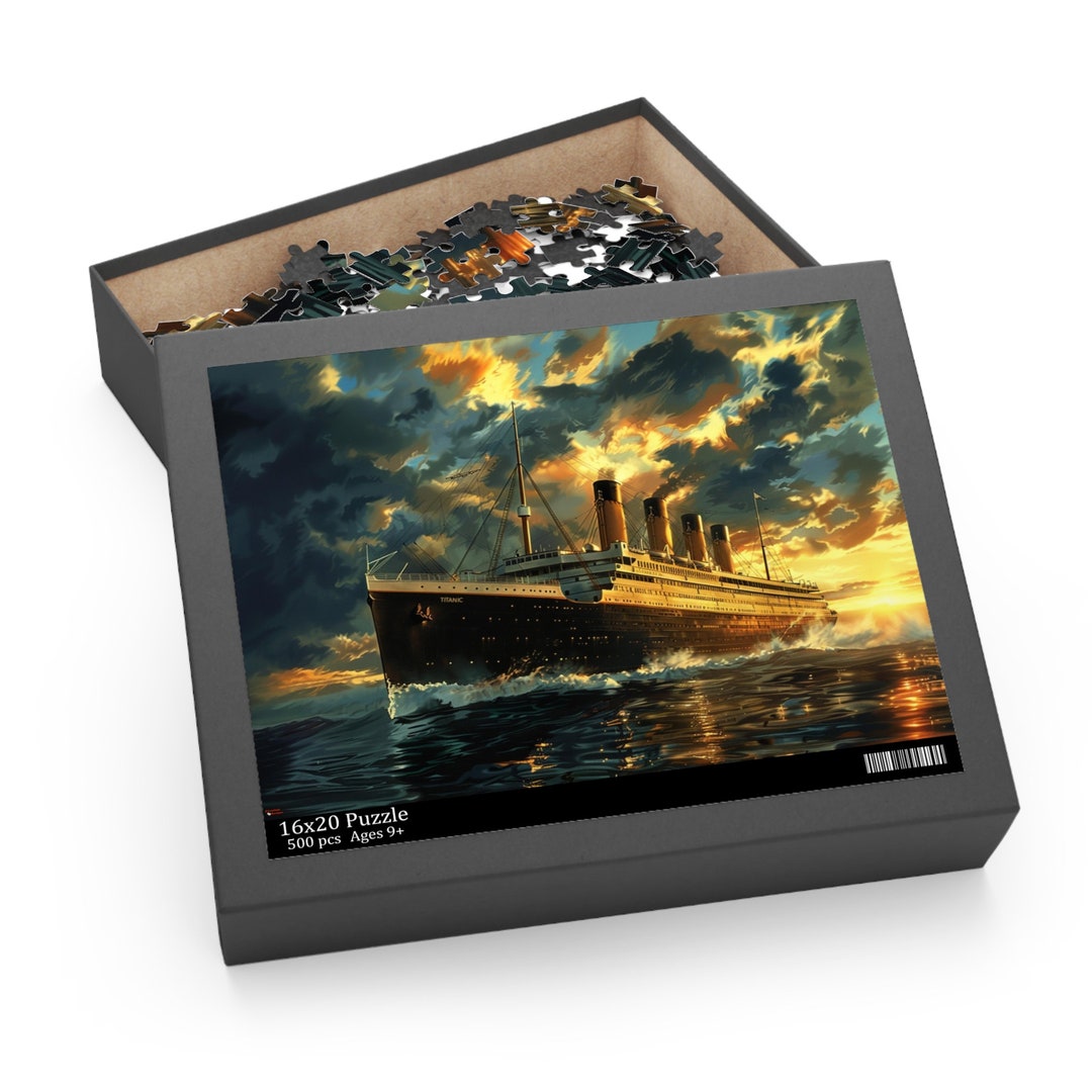 Titanic Puzzle, 3 Sizes to Choose From, 120 to 500 Pieces, Gorgeous ...