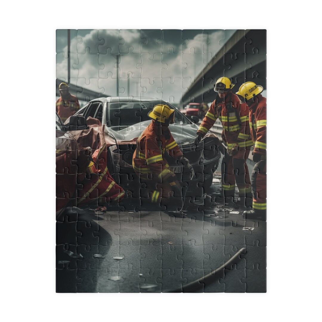 Firefighters at Work Puzzle 110, 252, 500, 1014-piece Firefighter ...