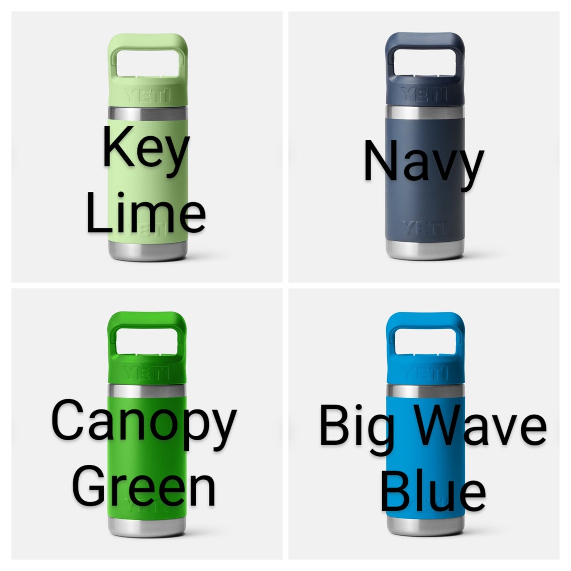 Personalized YETI Kids Rambler / Custom Names or Text / Characters ...