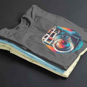 Camera Retro PNG Instant Digital Download Tshirt Design Print Graphic ...