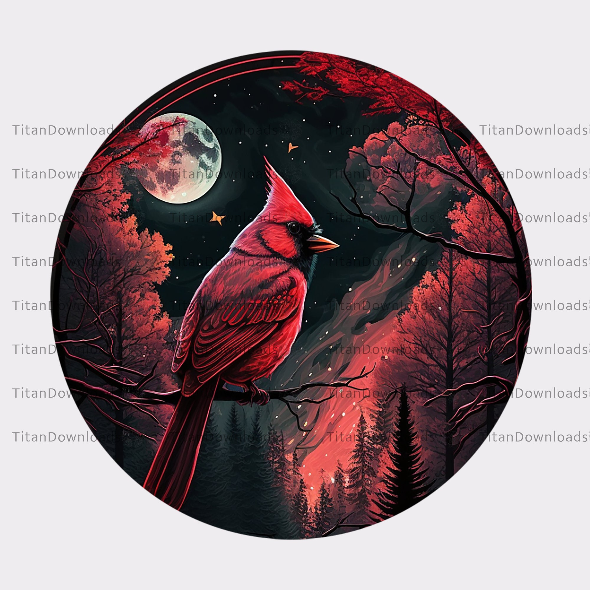 Pastel Cardinal PNG Instant Digital Download Tshirt Design Print ...