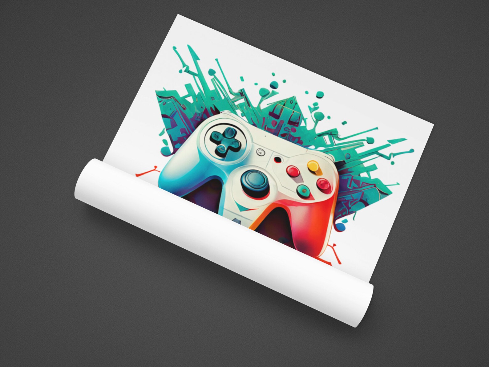 Video Game Controller PNG - Instant Digital Download - Tshirt Design ...