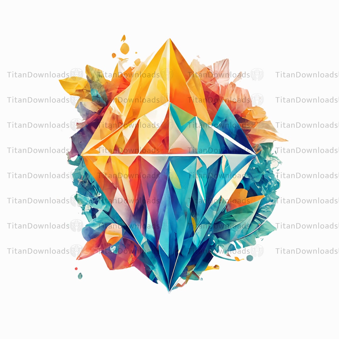 Abstract Diamond PNG - Instant Digital Download - Print Design - Print ...