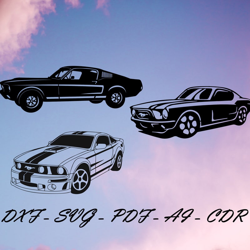 Mustang Svg - Etsy