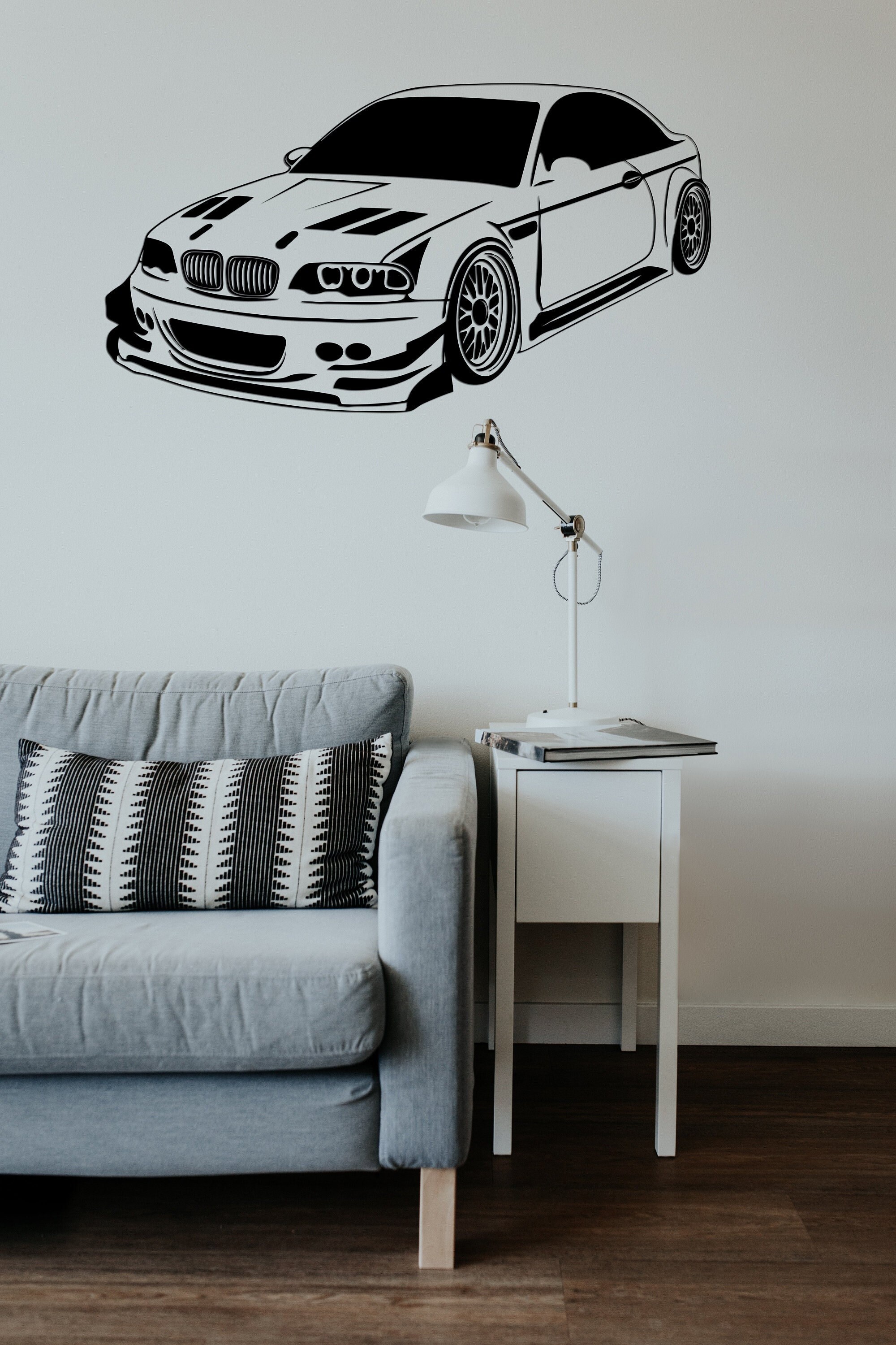 BMW E46 M3 Svg Cut Svg Dxf File Wall Sticker Pdf Silhouette - Etsy ...