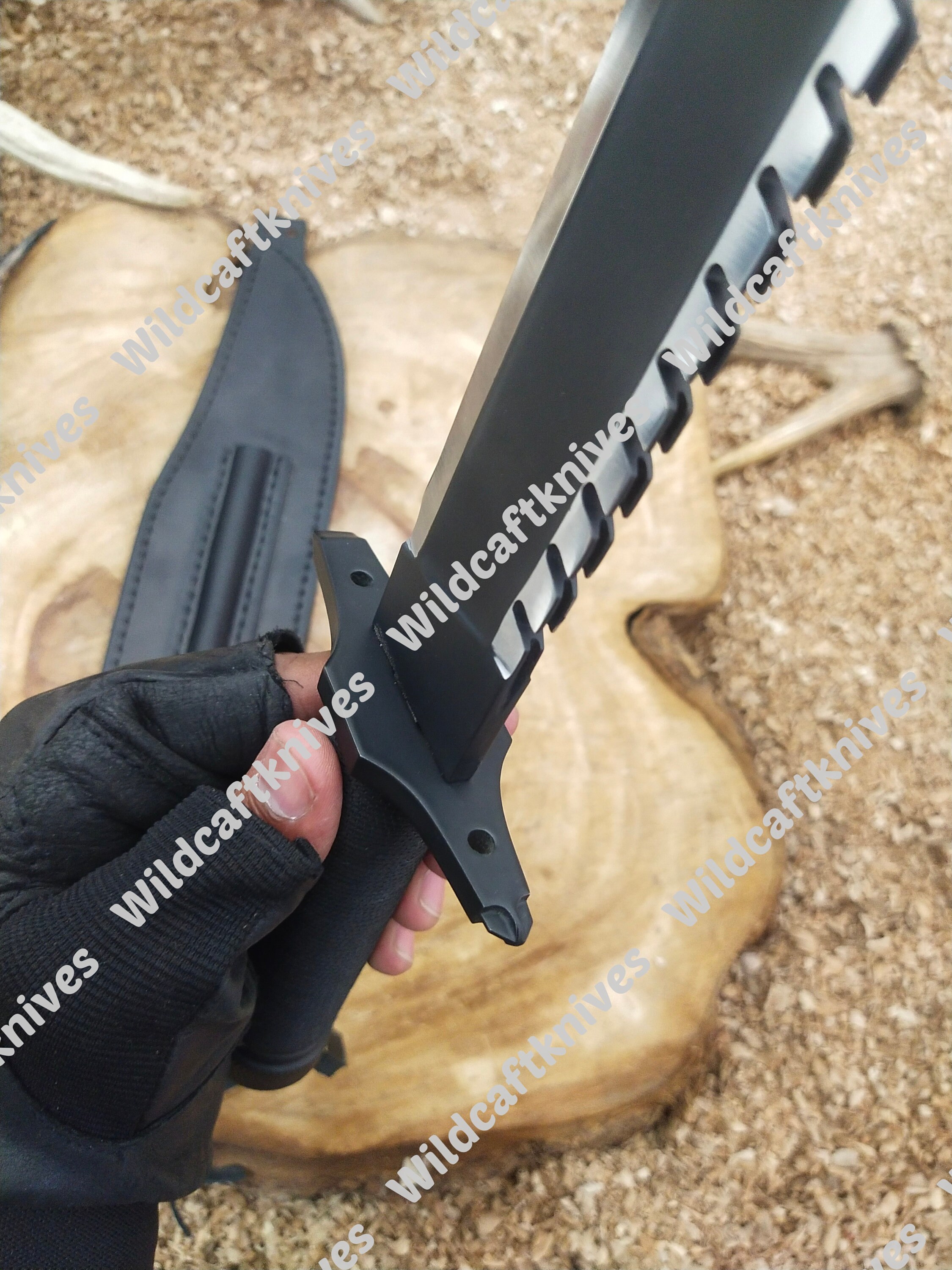 Custom Handmade Rambo First Blood Part 2 Replica Bowie Knife Movie ...