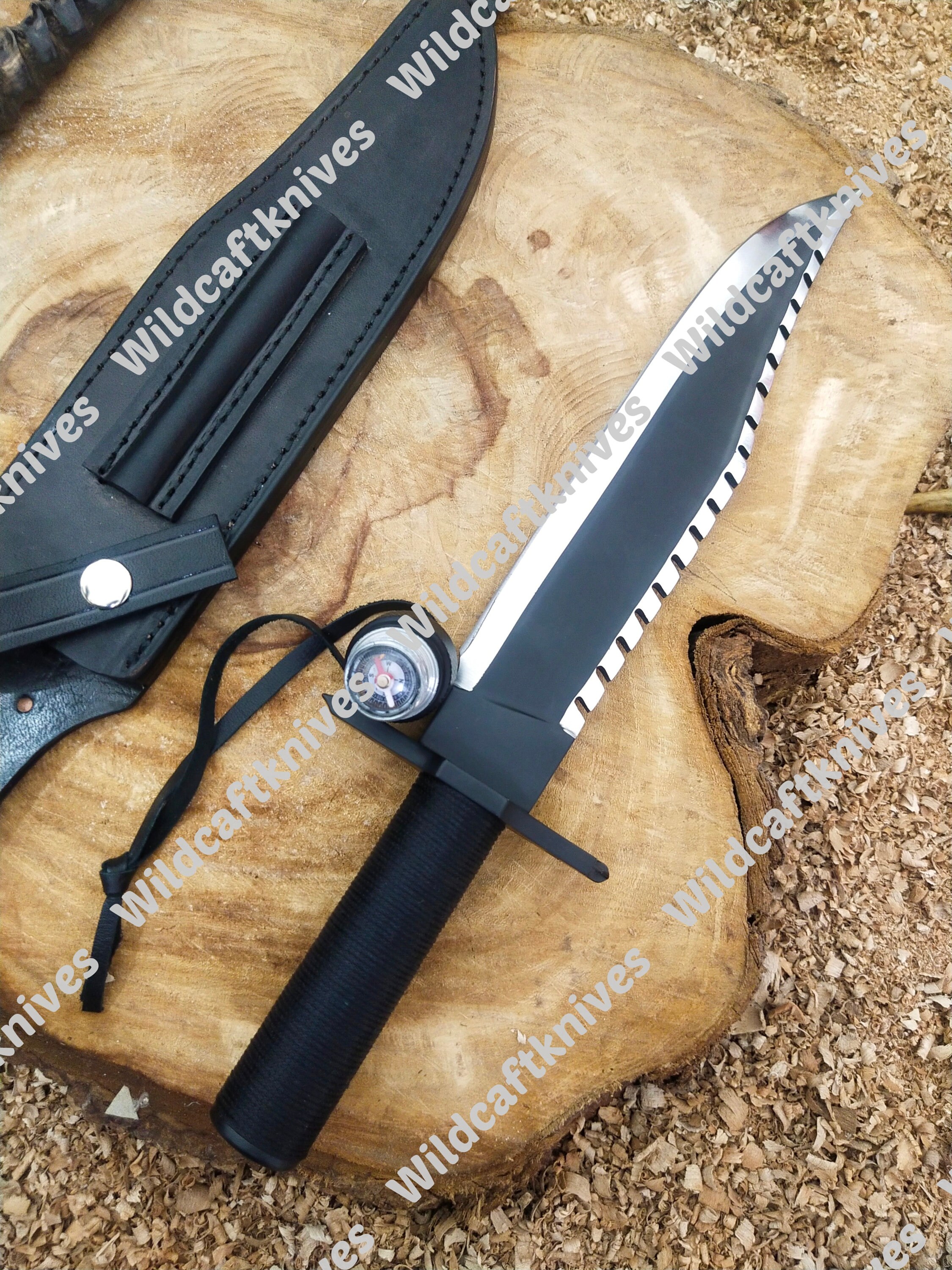 Custom Handmade Rambo First Blood Part 2 Replica Bowie Knife Movie ...