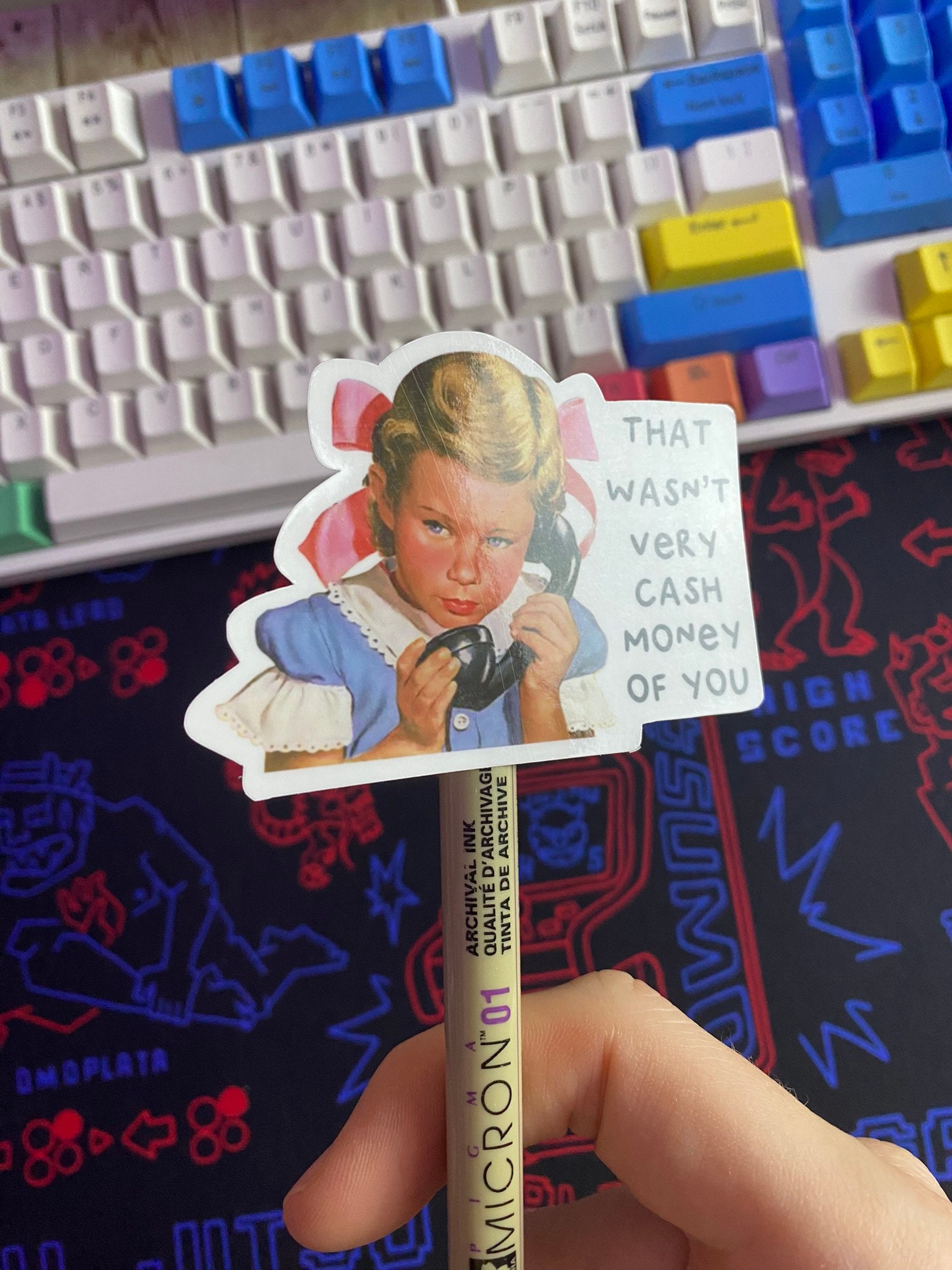 That Wasn't Very Cash Money of You Sticker Funny Sticker - Etsy
