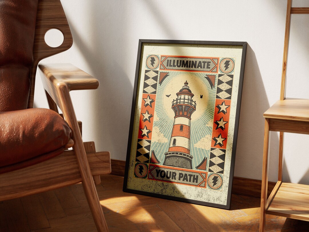 Illuminate Your Path Poster, Motivational Poster, Daily Reminder Poster ...