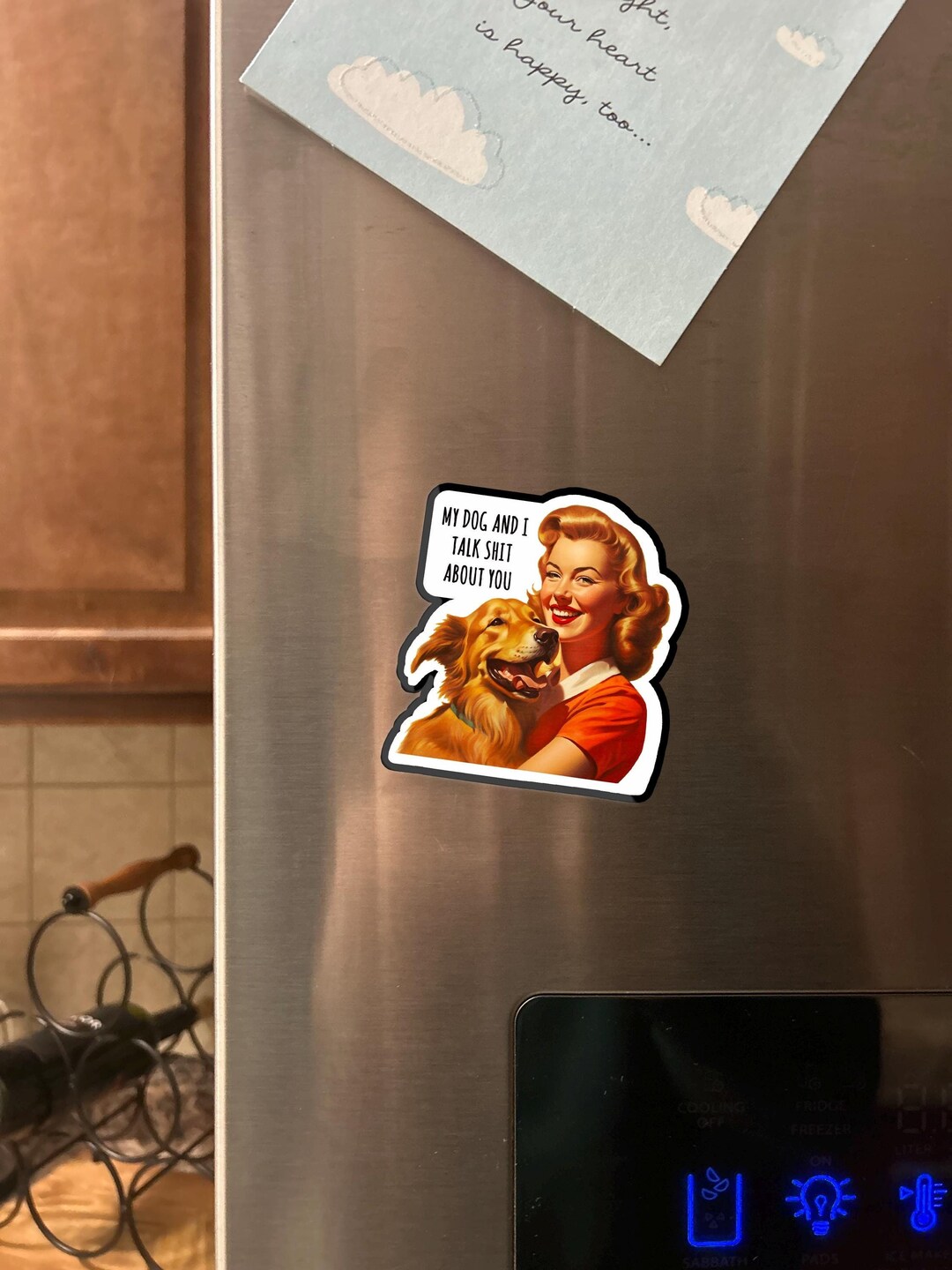 Funny Dog Magnet, Dog Lover Gift, Pet Magnet, Cute Magnet, Fridge ...
