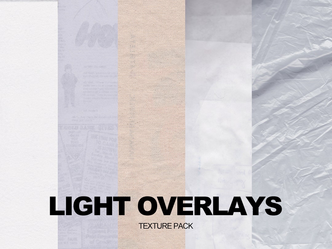13 LIGHT TEXTURE OVERLAYS, Mixed Media Textures, Photoshop Texture Pack ...