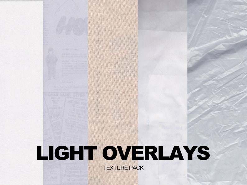 13 LIGHT TEXTURE OVERLAYS, Mixed Media Textures, Photoshop Texture Pack ...