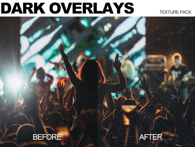 9 DARK TEXTURE OVERLAYS, Mixed Media Textures, Photoshop Texture Pack ...