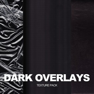 9 DARK TEXTURE OVERLAYS, Mixed Media Textures, Photoshop Texture Pack ...
