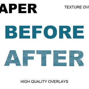 12 PAPER TEXTURE OVERLAYS, Photoshop Texture Pack, Photo Overlays ...