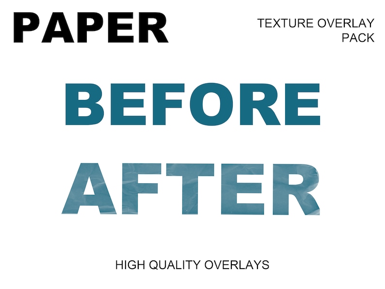 12 PAPER TEXTURE OVERLAYS, Photoshop Texture Pack, Photo Overlays ...
