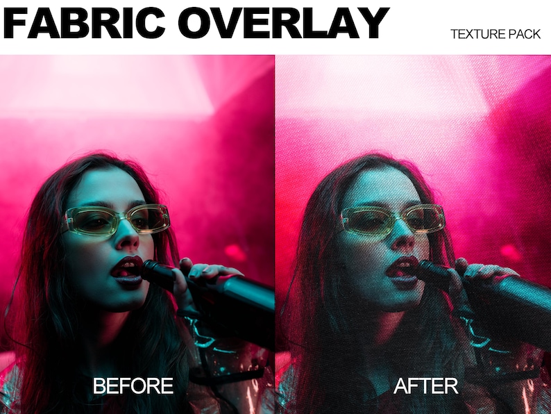 10 FABRIC TEXTURE OVERLAYS, Photoshop Texture Pack, Photo Overlays ...