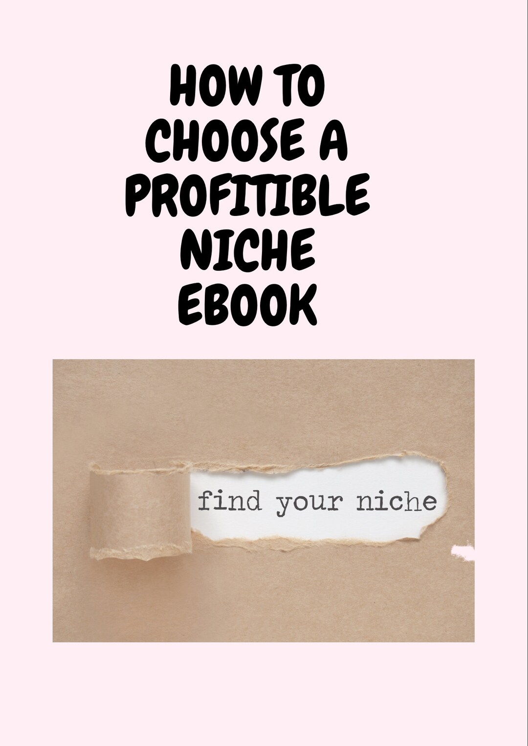 How to Find Your Niche Ebook - Etsy
