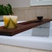 Walnut Bath Caddy - Etsy