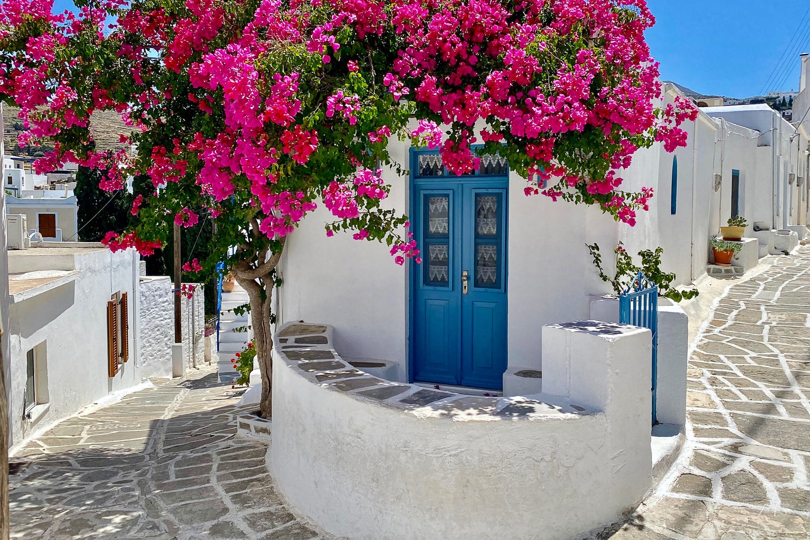 Lefkes, Paros, Greece. 18x12" Fine Art Print. Digital Photograph ...