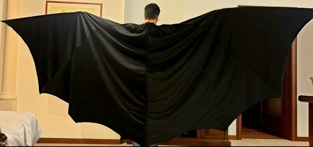 Black Knight Superhero the Bat Cape Bale Version - Etsy