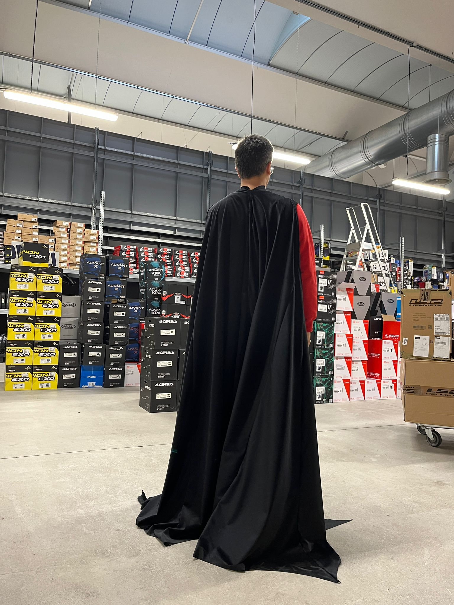 Black Knight Superhero the Bat Cape Bale Version - Etsy