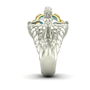 Topaz Angel Wax Pattern Ring for Lost Wax Casting Jewelry Castable Wax ...