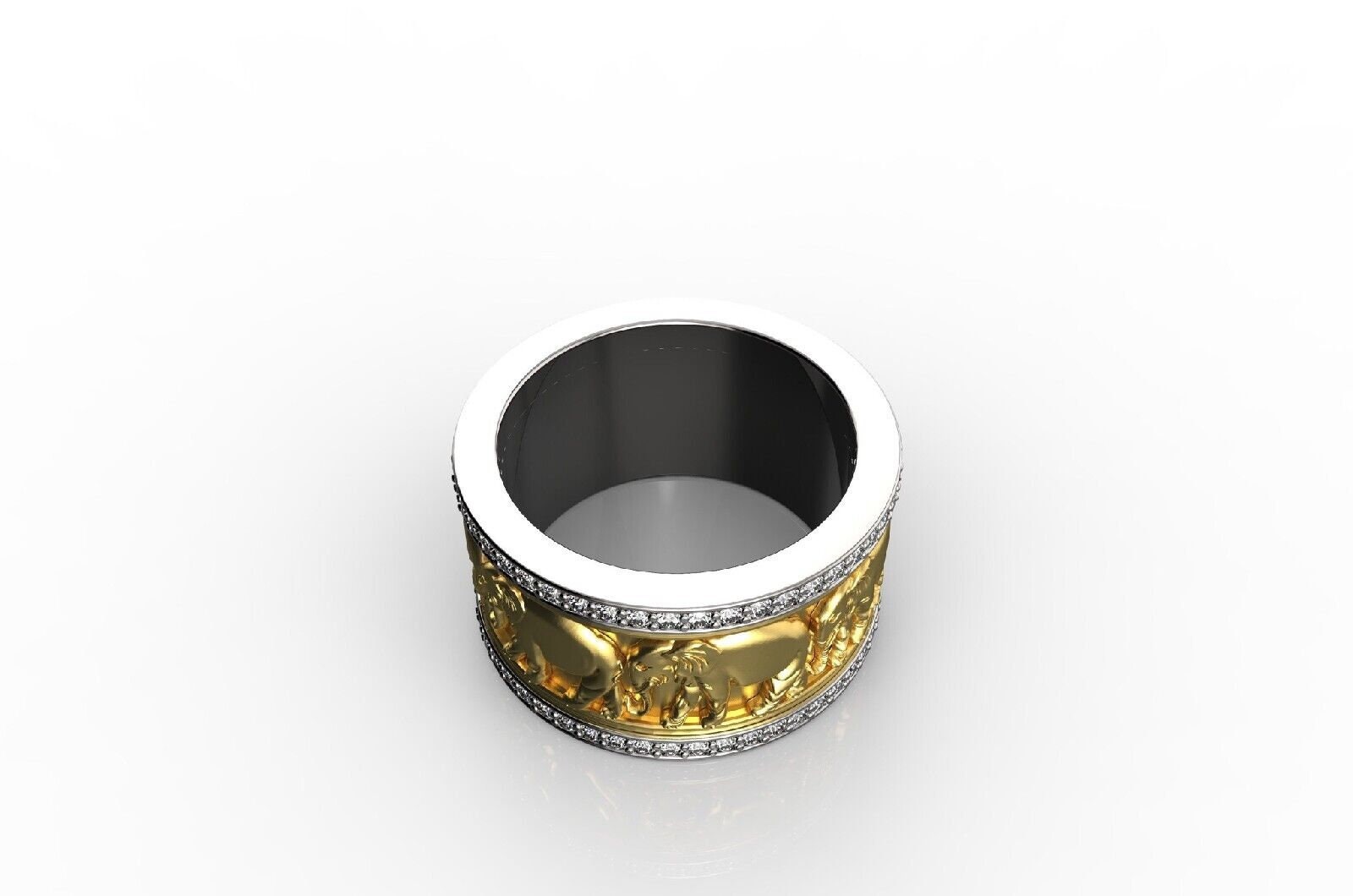 Elephant Band Ring Wax Patterns for Lost Wax Casting Jewelry / Castable ...