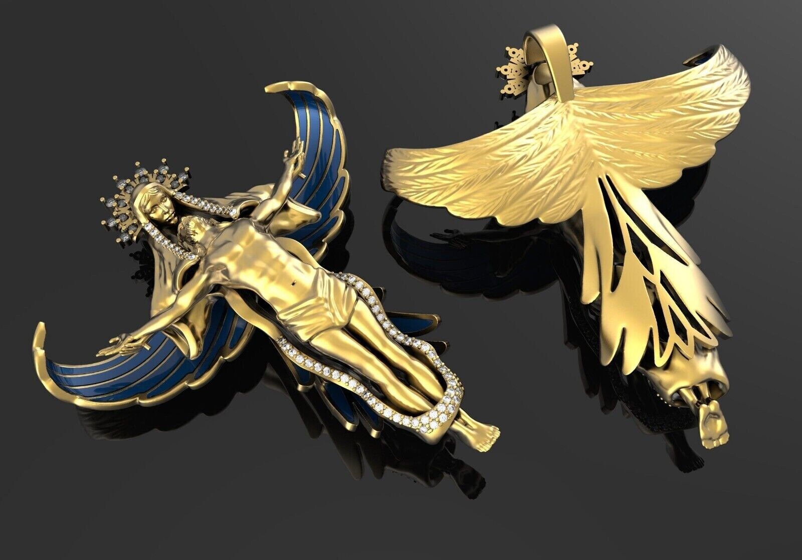 Jesus Angel Pendant Wax Patterns for Lost Wax Casting Jewelry - Etsy