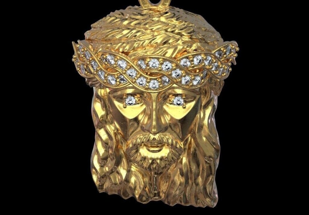 Jesus Head Pendent Wax Patterns for Lost Wax Casting Jewelry / Castable ...